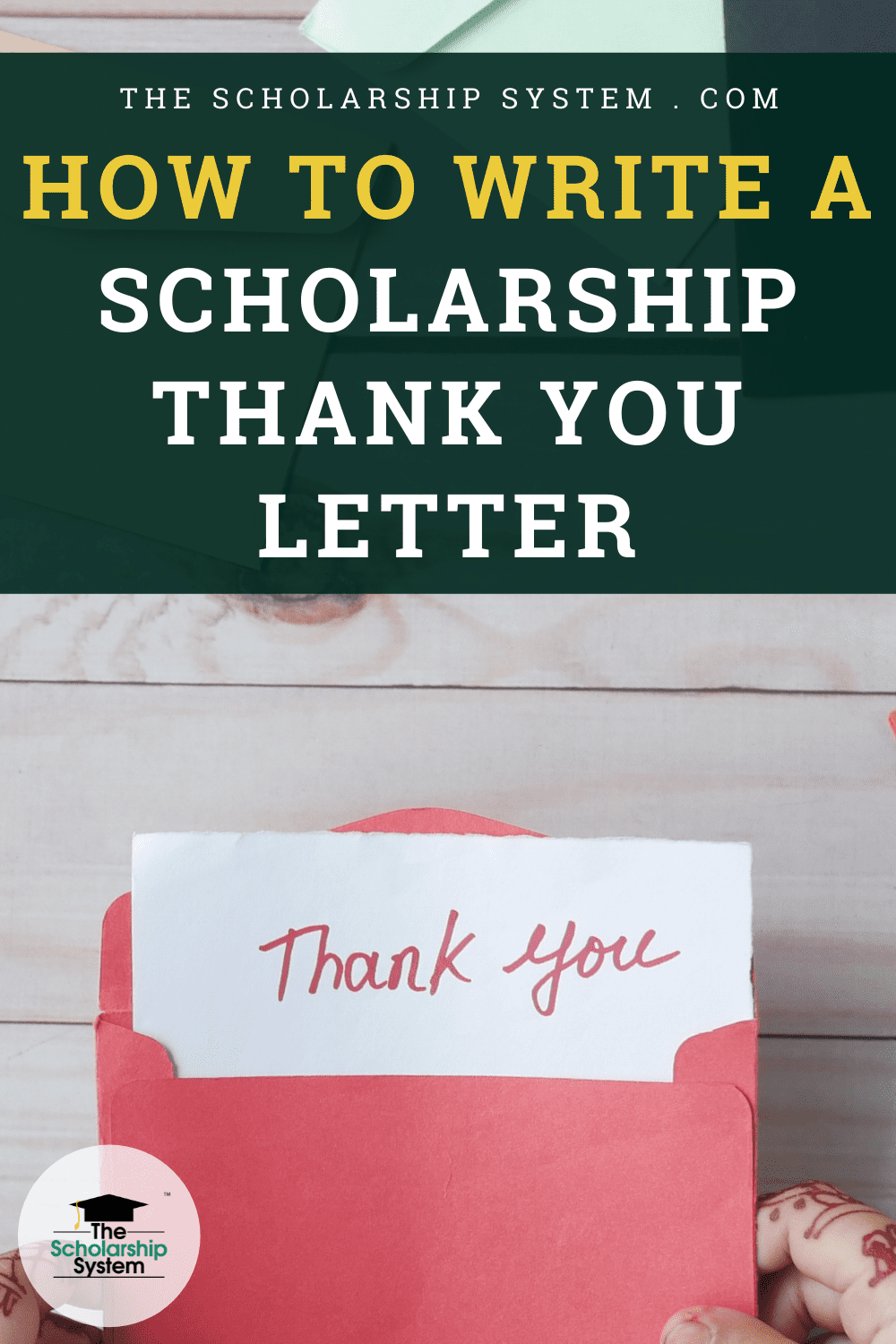 How to Write a Scholarship Thank You Letter | The Scholarship System